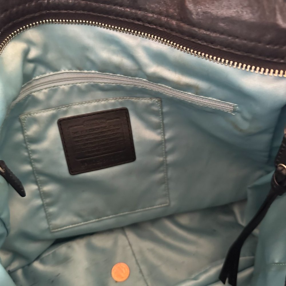 Coach Black Insignia Rare Hobo (Early 2000's) - Gem